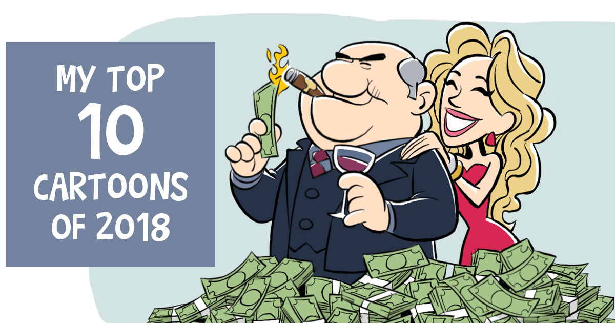 My Top Ten Cartoons of 2018 – Sketchbook Silliness
